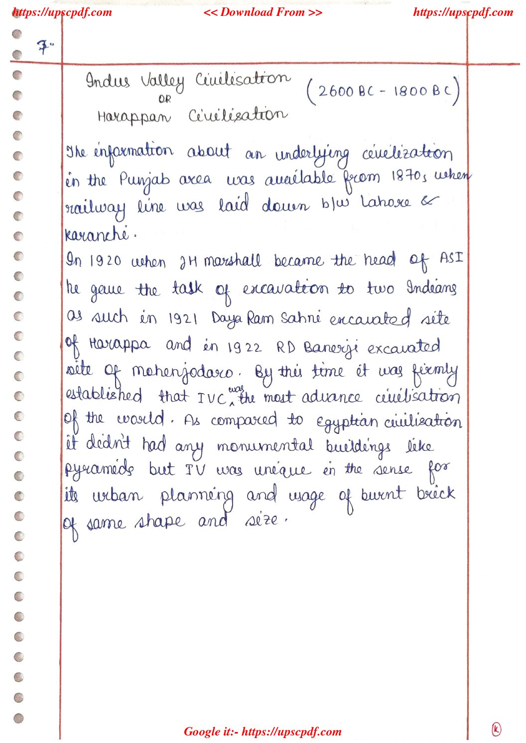 VISION IAS ART AND CULTURE HANDWRITTEN NOTES 2021 (BLACK & WHITE ...