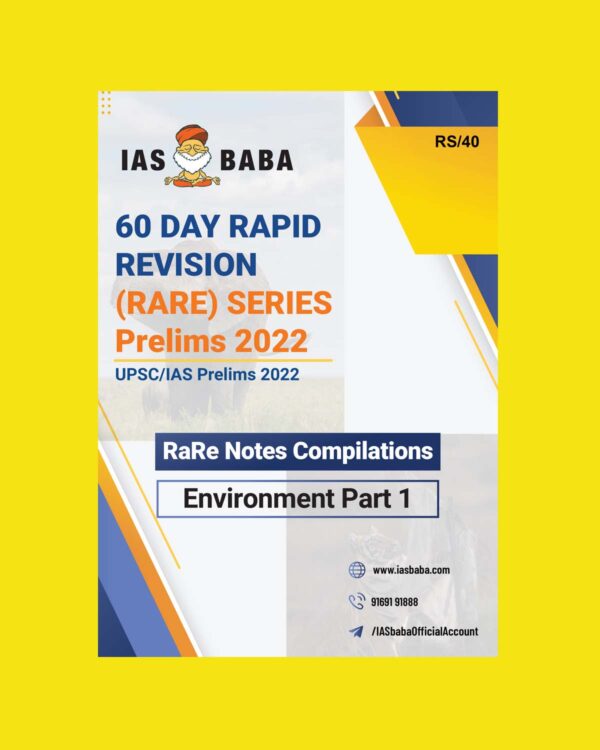 IAS BABA 60 DAYS RAPID REVISION (RARE) SERIES PRELIMS 2022 ENVIRONMENT ...