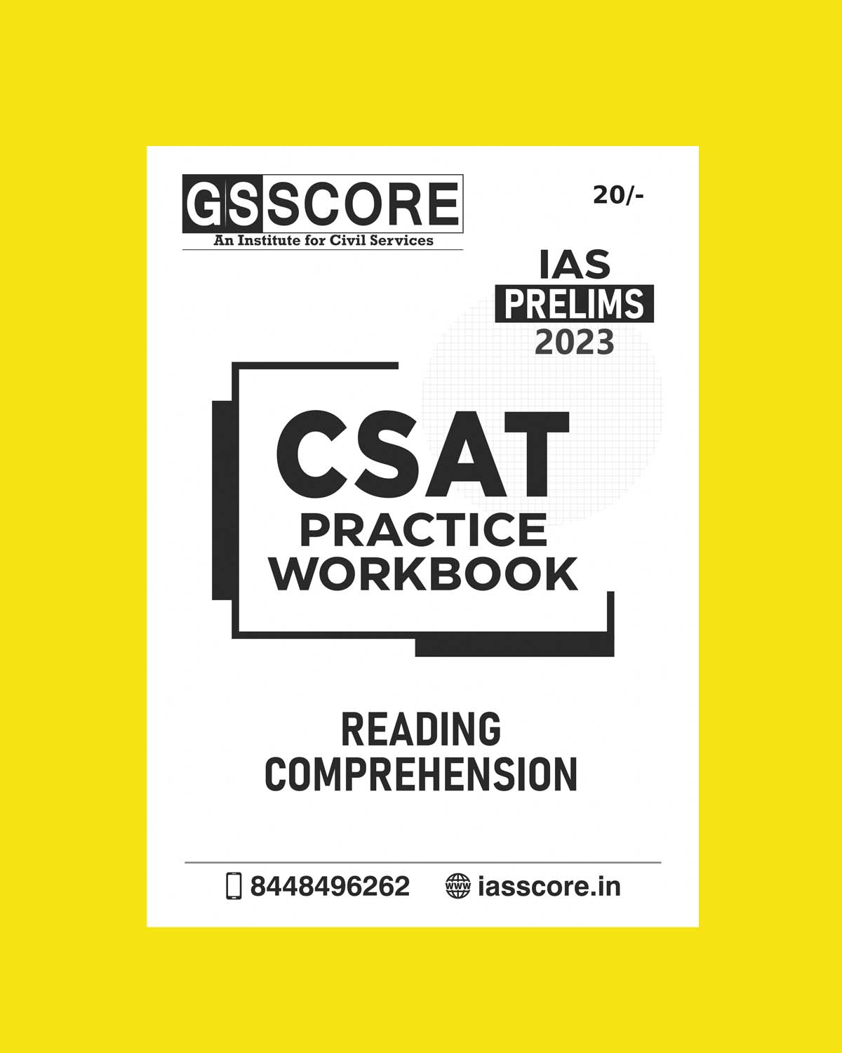GS SCORE 2023 CSAT PRACTICE WORKBOOK –READING COMPREHENSION (BLACK ...