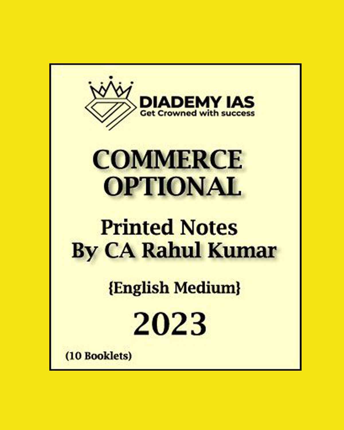DIADEMY IAS 2023 PRINTED NOTES ENGLISH MEDIUM 2023 (NUMBER OF BOOKLETS ...