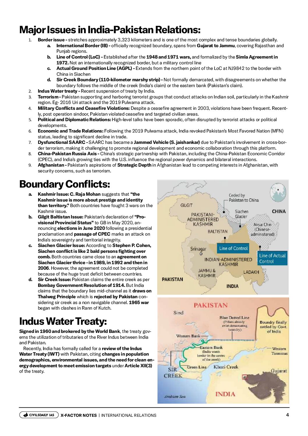 CIVILS DAILY IAS 2025 SMASH MAINS X-FACTOR NOTES GS-2 INTERNATIONAL ...
